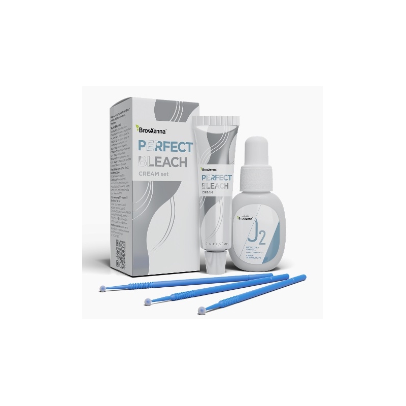 BrowXenna® Perfect Bleach Professional Set Cream For Hair Bleaching ...